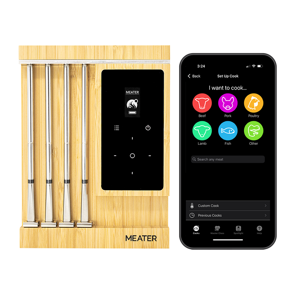 MEATER Pro XL | WiFi Smart Meat Thermometer with 4 Probes | Open Flame ...